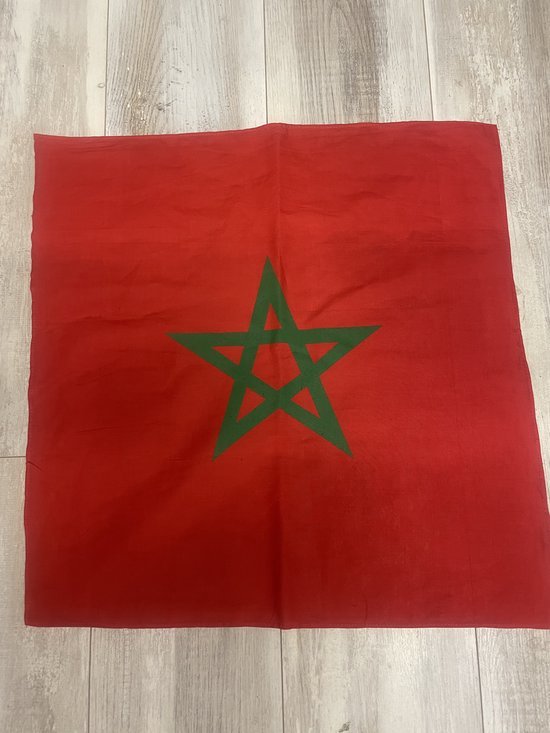 2 Mini drapeaux marocains - Klein- simple face ! 55 cm - Pack Duo - 2 ...