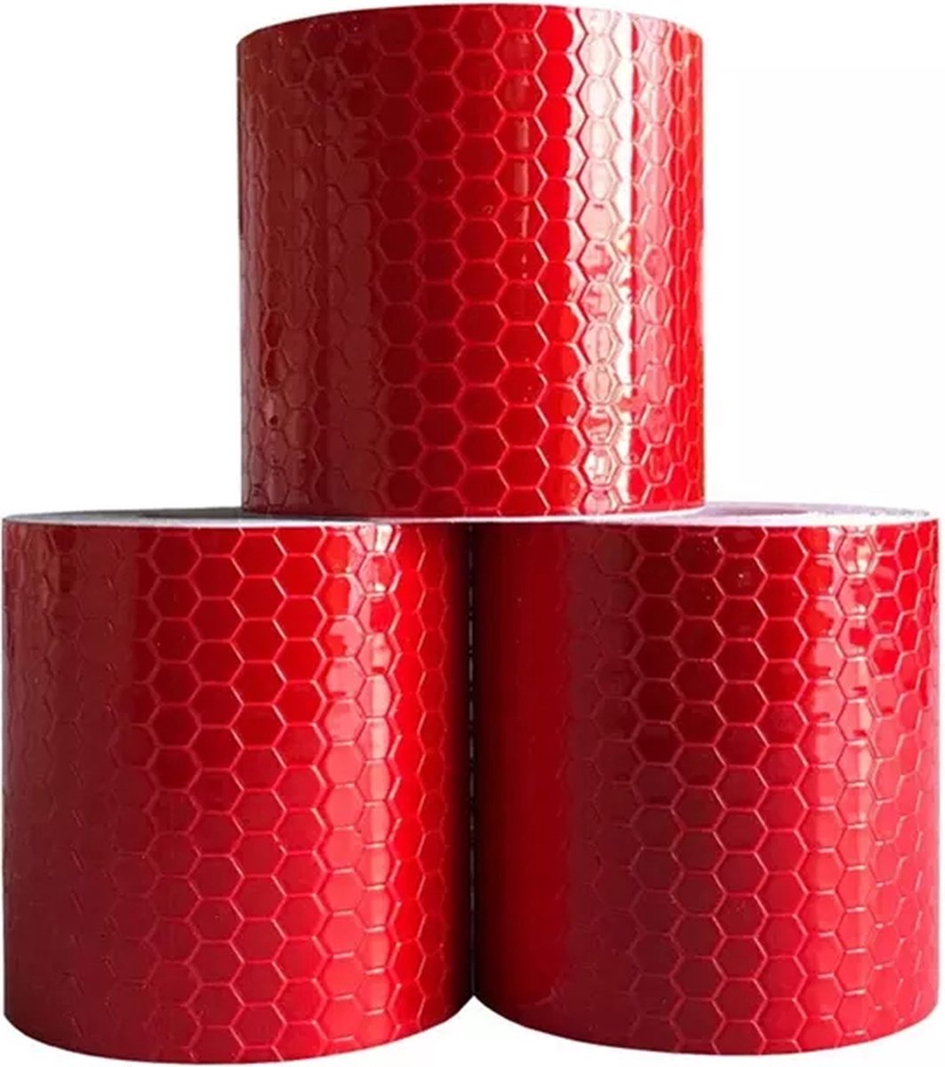 Vardaan Reflecterende tape - bakfiets - fiets - auto - rood reflectie ...