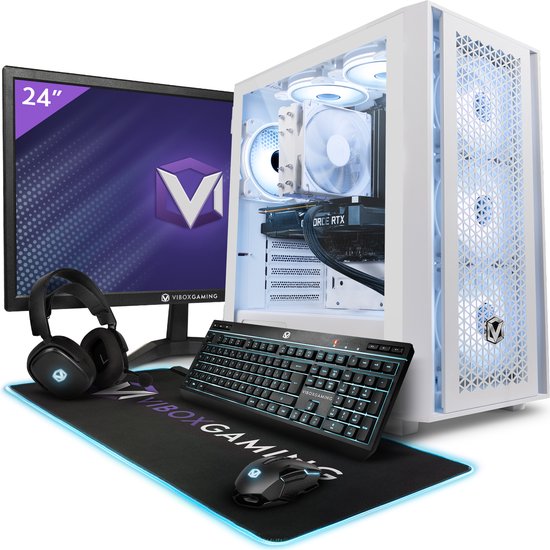 Vibox VII-6 Game PC - 27" Scherm Pakket - Intel i7 14700F Processor 5 ...