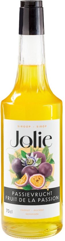 Jolie Passievrucht siroop - cocktail en mocktail basis - 70cl fles | bol