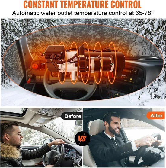 Vevor - Auto Voorverwarmer - Auto heater - Auto Verwarmer - Diesel ...