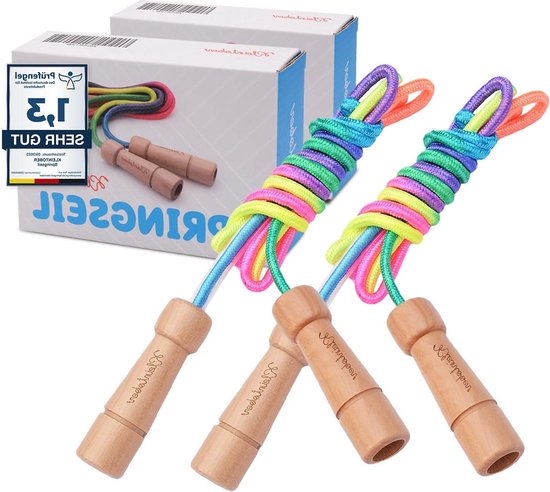 Springtouwen voor kinderen - Set van 2, 220 cm verstelbaar met ...