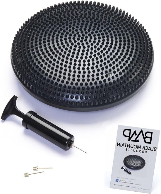 Balance Disc - Black N/A - Improve Stability and Core Strength | bol
