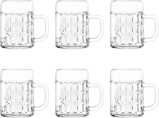 Bierglazen - Bierpullen - Kaiser - 0,3 liter - Set van 6 | bol