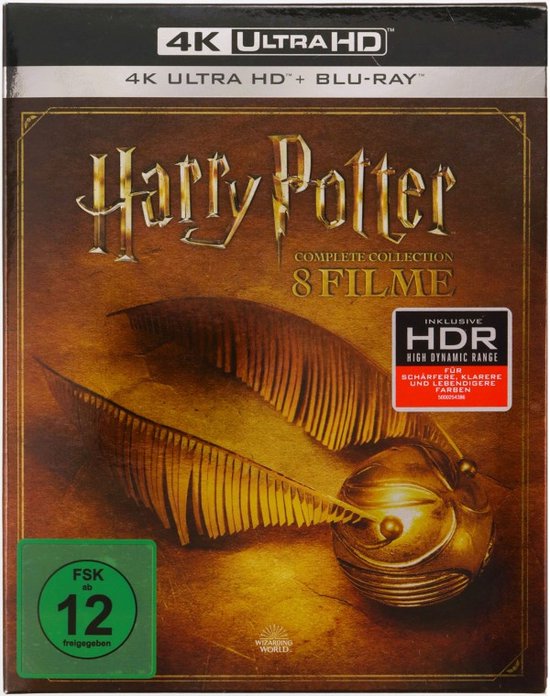 Harry Potter en de steen der wijzen [8xBlu-Ray 4K]+[8xBlu-Ray], Daniel ...