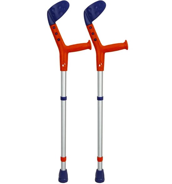 Kinderkrukken - Elleboogkrukken - loopkrukken - krukken open manchet ...