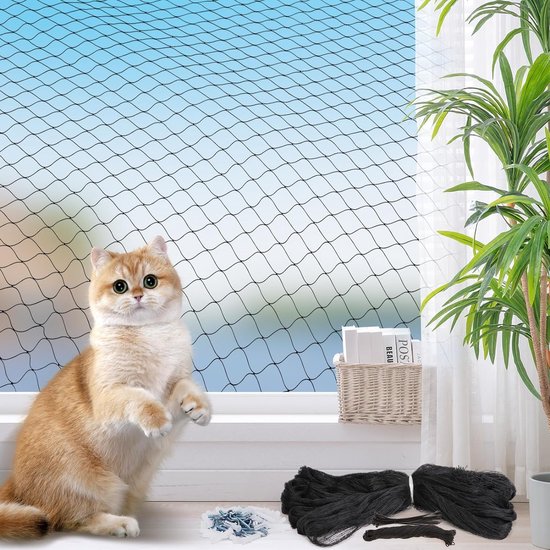 Kattennet balkon - Kattenbeschermingsnet - Balkon Net - Balkonnet ...