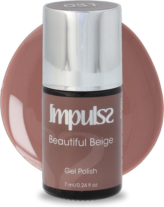 Impulss Gellak Gel Polish - Gel Nagellak - Verhardende werking - Beautiful Beige - 7 ml | bol