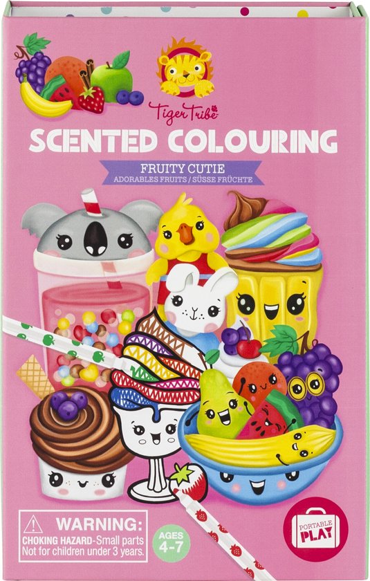Tiger Tribe Meeneem Scented Colouring Set | Fruity Cutie | bol