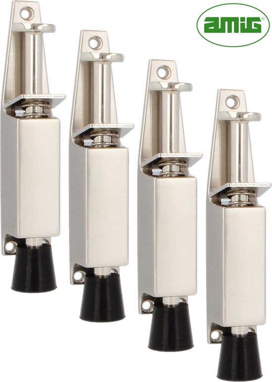 AMIG Deurvastzetter Deurstopper binnen - Voetbediend - 4 Stuks – Slag ...