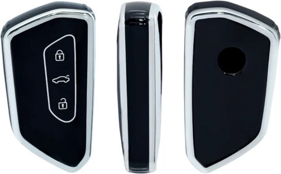 Siliconen TPU Remote Cover Key Case key cover Zwart Grijs voor ...