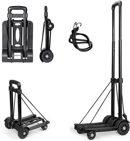 Inklapbare Pejevir Steekwagen - 50 kg draagkracht - Mini-Transportwagen ...