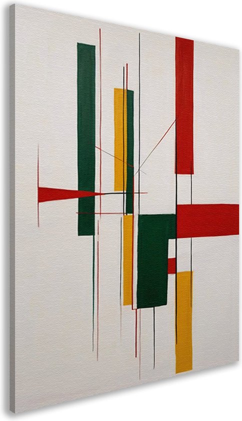 Abstracte kunst schilderijen - Minimalistisch schilderij - Canvas schilderijen... | bol