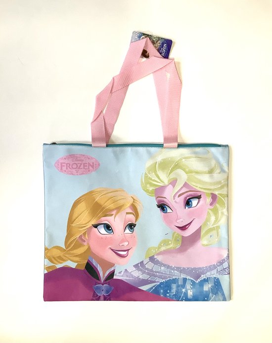Disney Frozen Tas - Anna en Elsa - Lichtblauw - 40x35 cm | bol