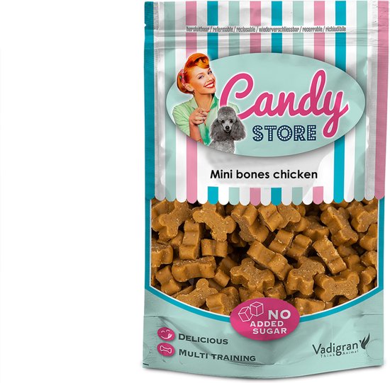 Candy Store - Candy Mini Bones kip 180g | bol