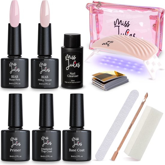 Miss Jules® BIAB Starter Pakket – Builder in a Bottle – BIAB Nagel Builder Gel – BIAB... | bol
