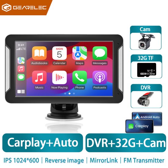 Collox 7-Inch Auto Radio – Multimedia Speler met Apple CarPlay en ...