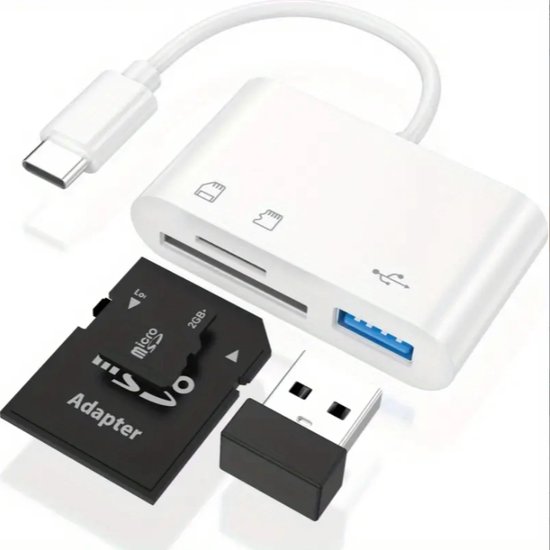 SD Kaart lezer USB C - Kaartlezer SD kaart - Card reader USB ...