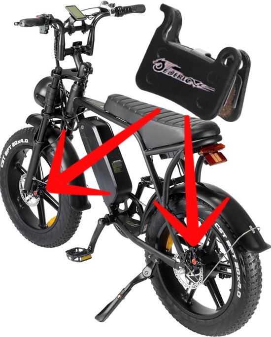 Primium Hydraulische Remblokken - fatbike v8/h9 en v20 - rem pads - rem ...