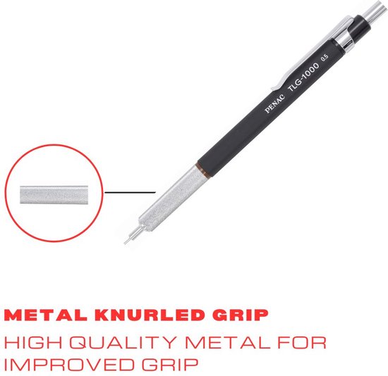 Penac TLG-1000 - Vulpotlood - 0.5 mm - Zwart - HB | bol