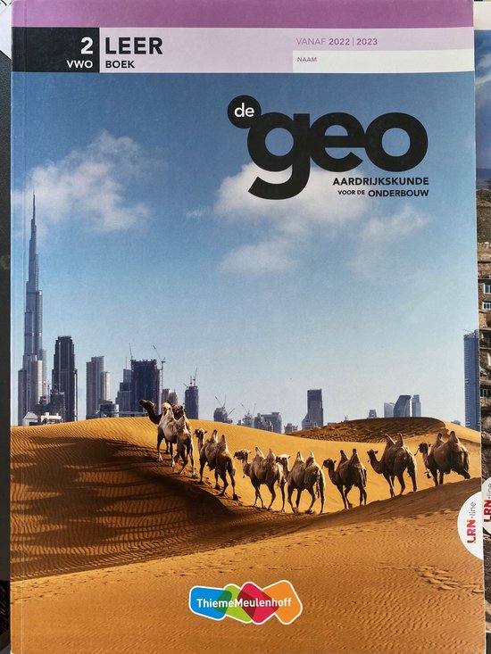 de Geo - 2 VWO Leerboek, Thieme | 9789006988192 | Boeken | bol
