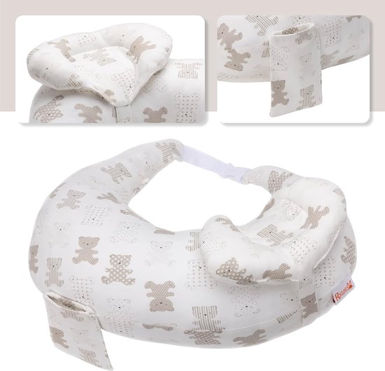 Zwangerschapskussen Verstelbaar Ergonomisch Borstvoedingskussen 100% ...