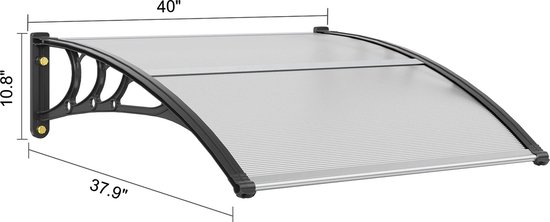 - Raam Luifel - Upf 50 + Polycarbonaat - Ingang - Venster - Luifel ...