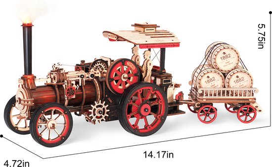 ROKR Steam Engine LKA01 - Stoommachine Bouwpakket | bol