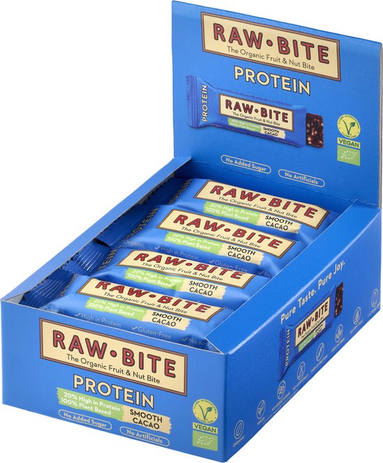 Raw-Bite Smooth Cacao 12 stuks | bol
