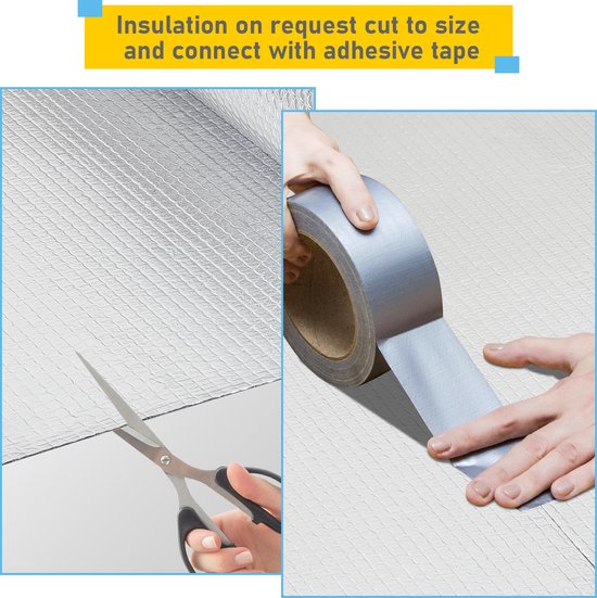 Radiatorfolie Isolatiefolie Verwarmingsfolie Voorkomt dat warmte ...