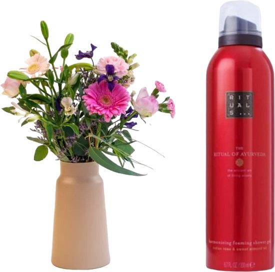 Bouquet Pink Cloud X Rituals Jing Shower Foaming | bol