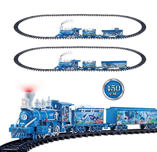 JMKA trein - trein speelgoed - Treinset - speelgoed - bouwset - 450 CM ...