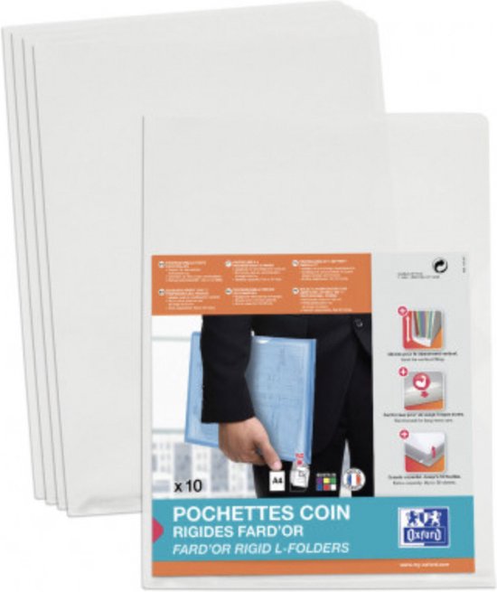 Oxford 100206700 map PVC Transparant A4 | bol