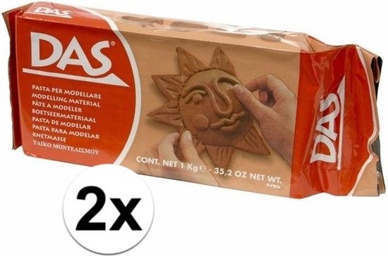 Boetseerklei terracotta 2 kilo | bol