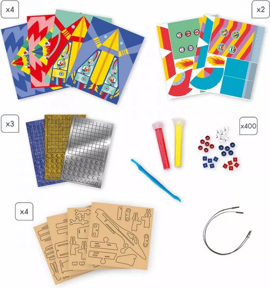 Janod Les Ateliers Du Calme - Avonturen In De Lucht - Knutselset ...