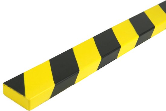 Stootrand foam, model 13 – 1 meter – Geel & Zwart | bol