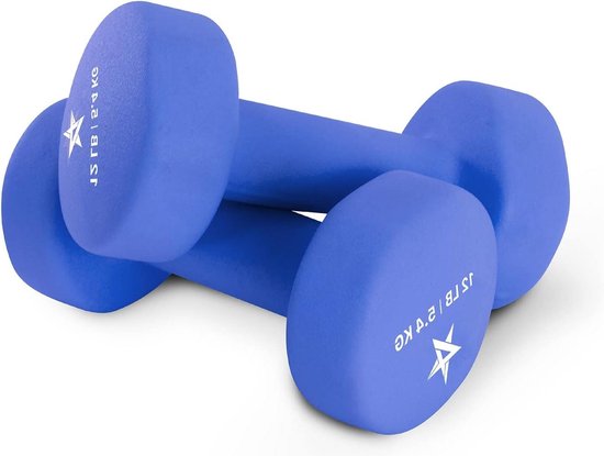 Hex Neopreen Gewichten Halters Set Paar 1 kg tot 7 kg Workout Thuis Gym ...