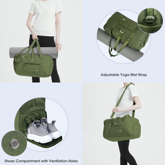 Reistas dames sporttas weekender groot heren met 1 toilettas fitness ...