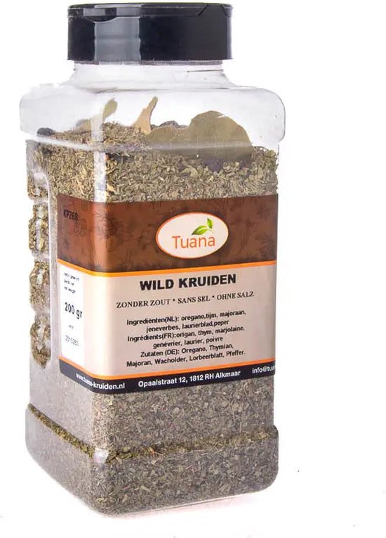 Tuana Kruiden - Wild Kruiden - Strooibus 60 Gram - Tuanashop - MP-W ...