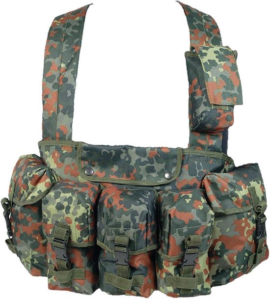Chest Rig Flecktarn - Tactical Vest for Outdoor Activities | bol