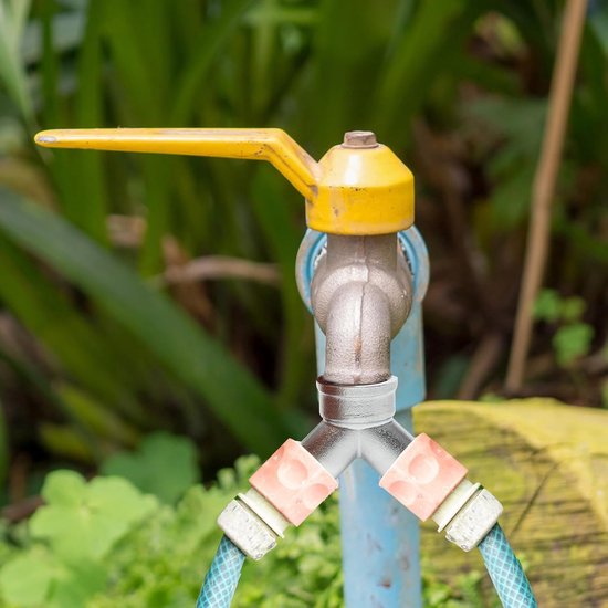 Y stuk kraan splitter - Aanvoer y stuk voor wasmachine - G 3/4" - Waterverdeler voor... | bol