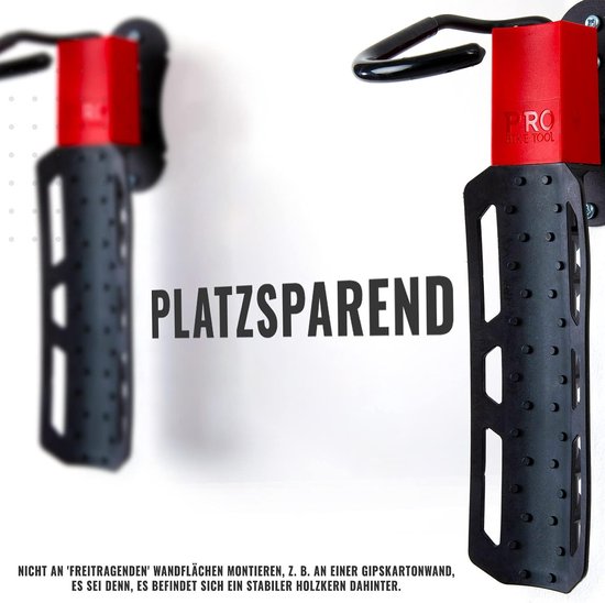 Pro Bike Tool® Draaibare Fiets Muurbevestiging - Verticale Fiets ...