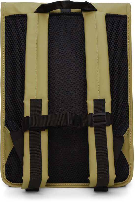 Rains - Rolltop Rucksack W3 - Khaki - Waterproof Rugtas - Waterdichte ...