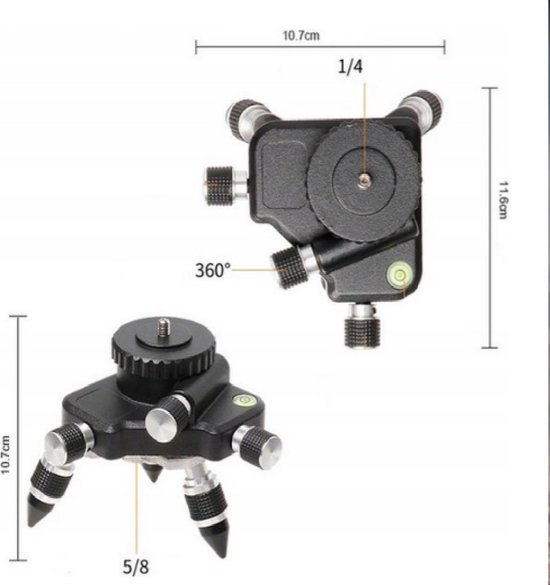 Level Stand - 360 Graden Roteerbaar - Houder voor Laser ...