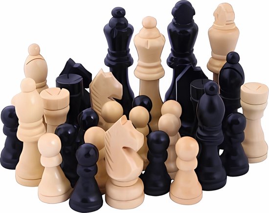 Star Vip Schaak Walnoot Groot Formaat - Schaakbord met houten ...