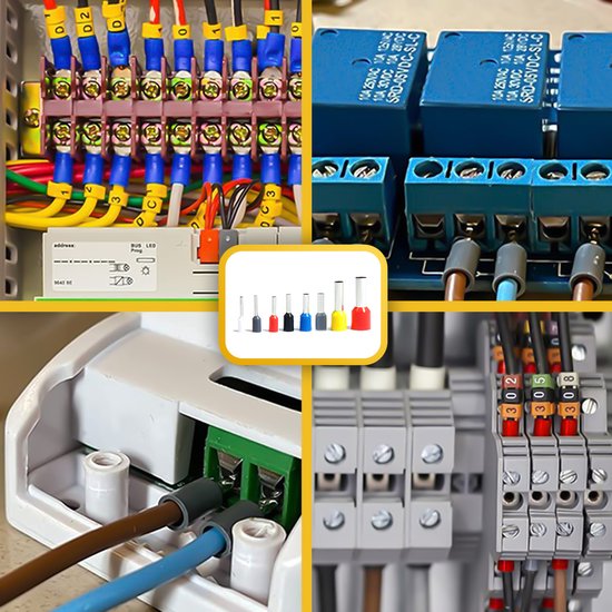 PROKING Adereindhulzen assortimentsdoos - 1200-delig - Kabelschoenen ...