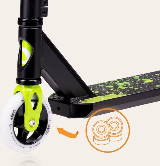 Lionelo Whizz Step - 110mm - Scooter voor Jongens & Meisjes - Tot 100KG ...