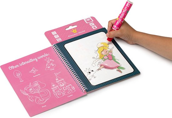 Eurekakids Magic Tekenboek met Water - Water Doodle Boek Unicorn en ...