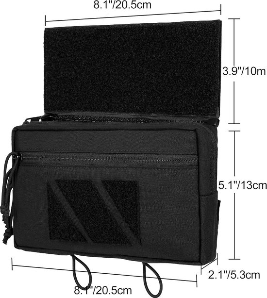 Drop Down Bag PLUS1S Dump IFAK Bag Organizer - Front Pocket for ...