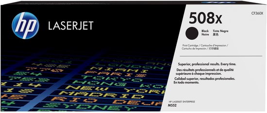 HP 508X - Inktcartridge / Zwart (CF360XC) | bol